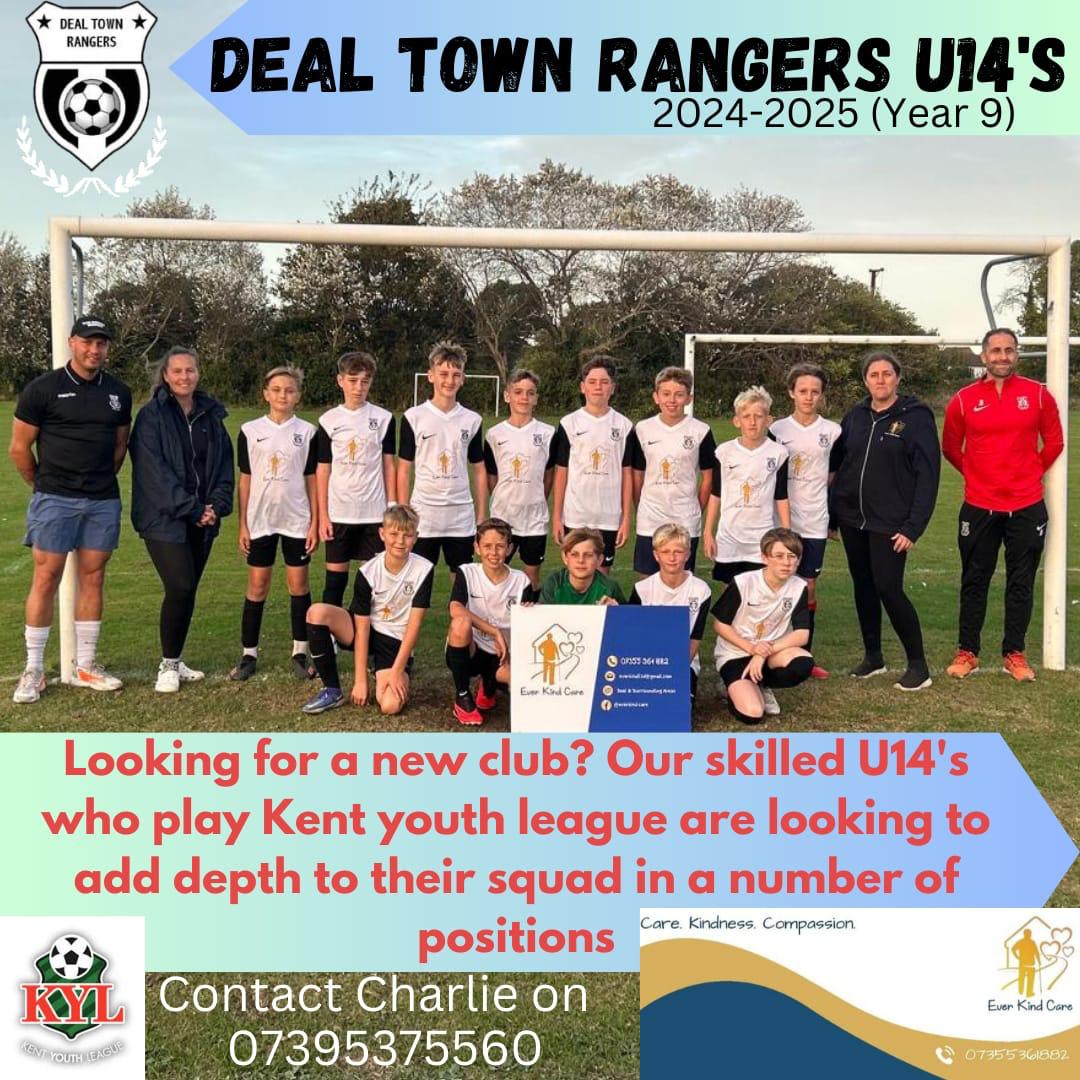 Deal Town Rangers U14s – The Kent Youth League